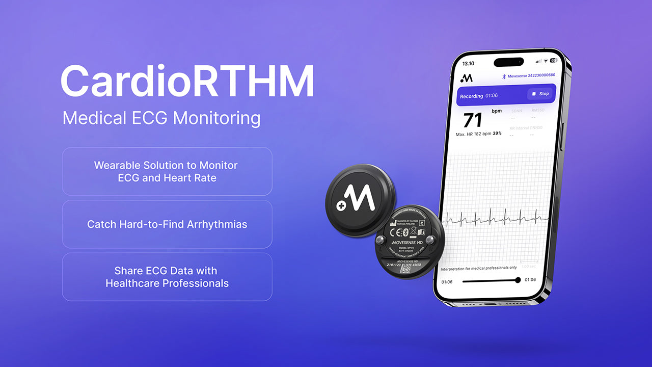 ECG/EKG sensor and mobile application – Movesense
