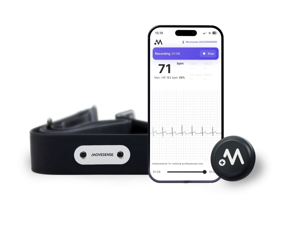 ECG/EKG sensor and mobile application – Movesense